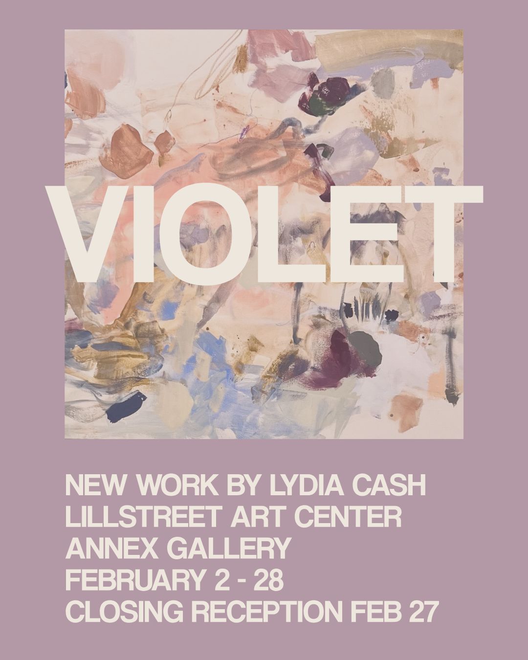 Lydia Cash: Violet: Exhibition & Events – Handwork 2026